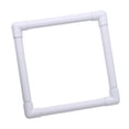 Adjustable Clip on Embroidery Frame Square Shape Plastic Stitching Hoop ...