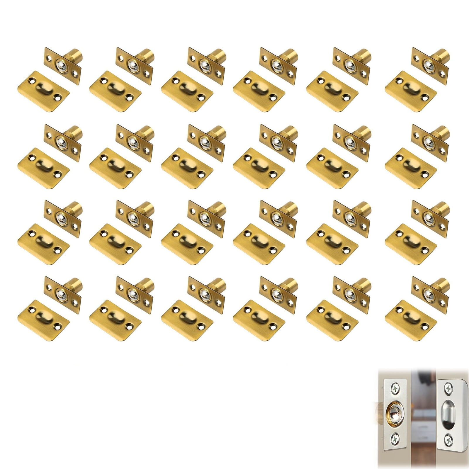 Adjustable Closet Cabinet Ball Catch Latch Quiet Ball Latch Replacement ...