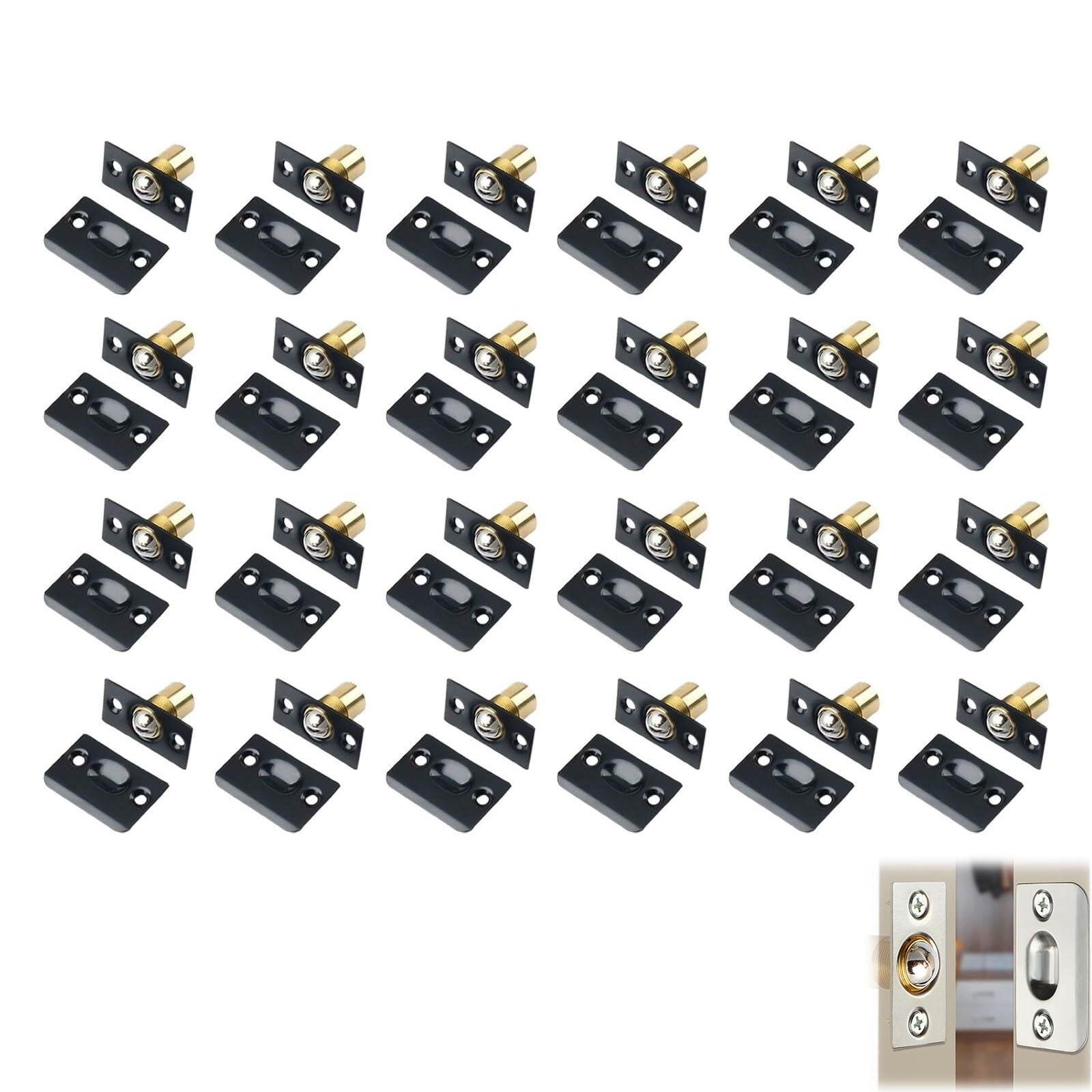 Adjustable Closet Cabinet Ball Catch Latch Quiet Ball Latch Replacement ...