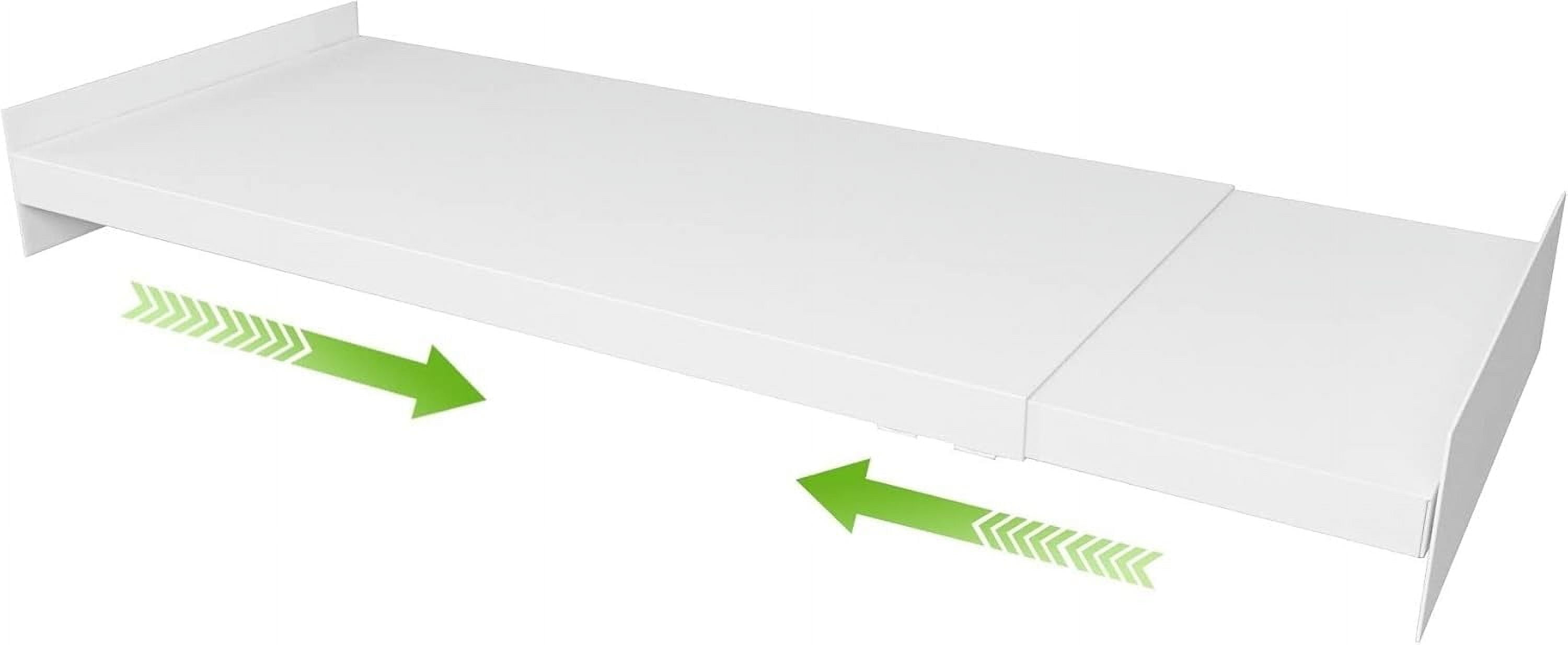 Adjustable Closet Shelf Organizer, Expandable Shelves Storage Rack DIY ...