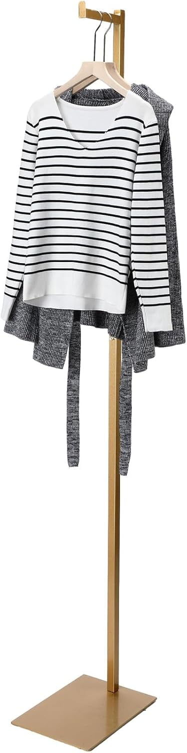 Sintuff Adjustable Cloth Display Stand 48-72 Inches Single Garment Rack ...