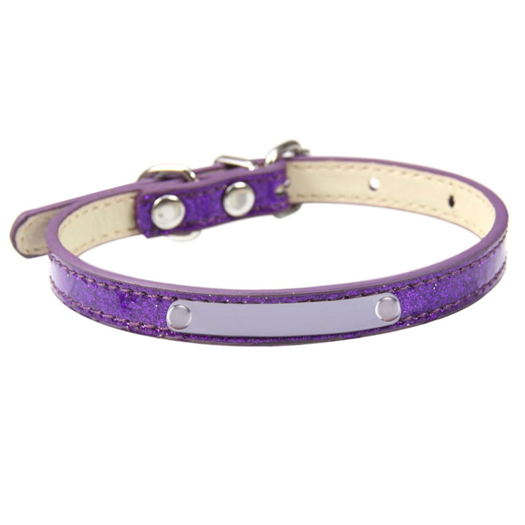 Adjustable Collar Cat with DIY Engraving Plate Pet Detachable ...