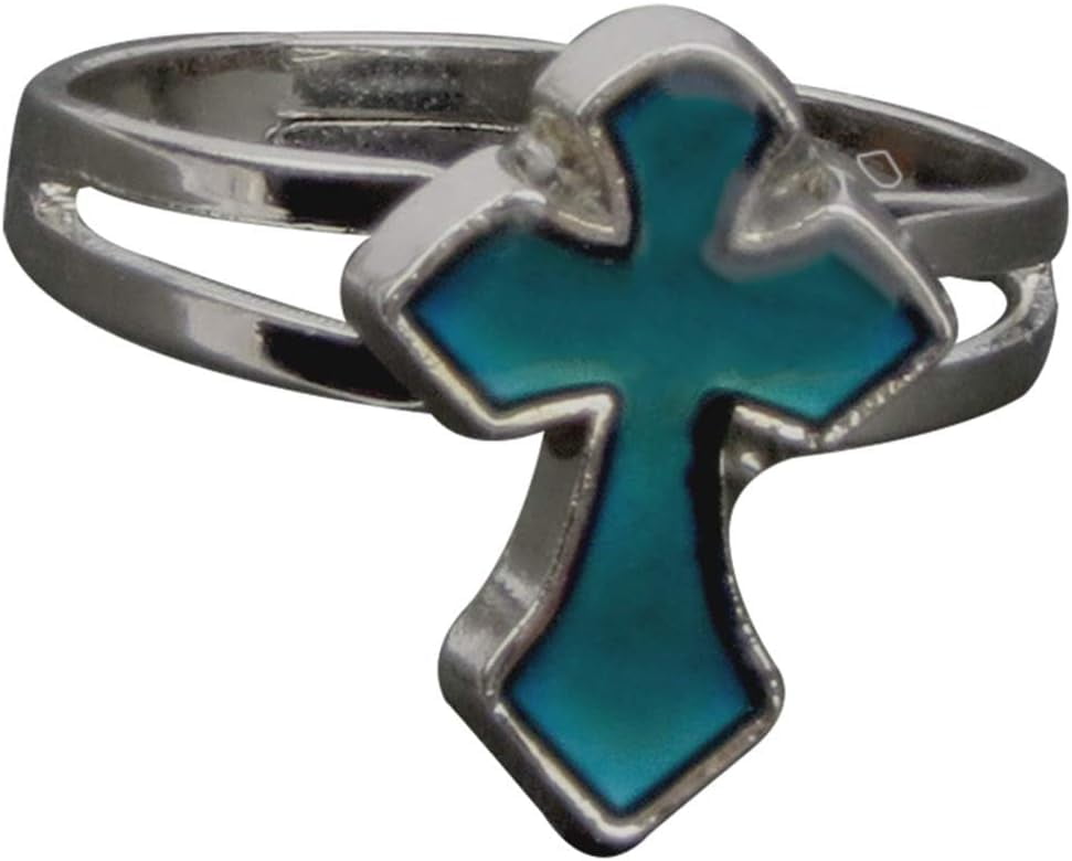 Adjustable Color Changing Mood Ring Inspirational Mystique Marble ...