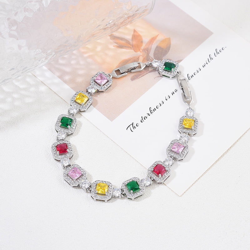 Adjustable Color Zircon Bracelet For Women - Walmart.com