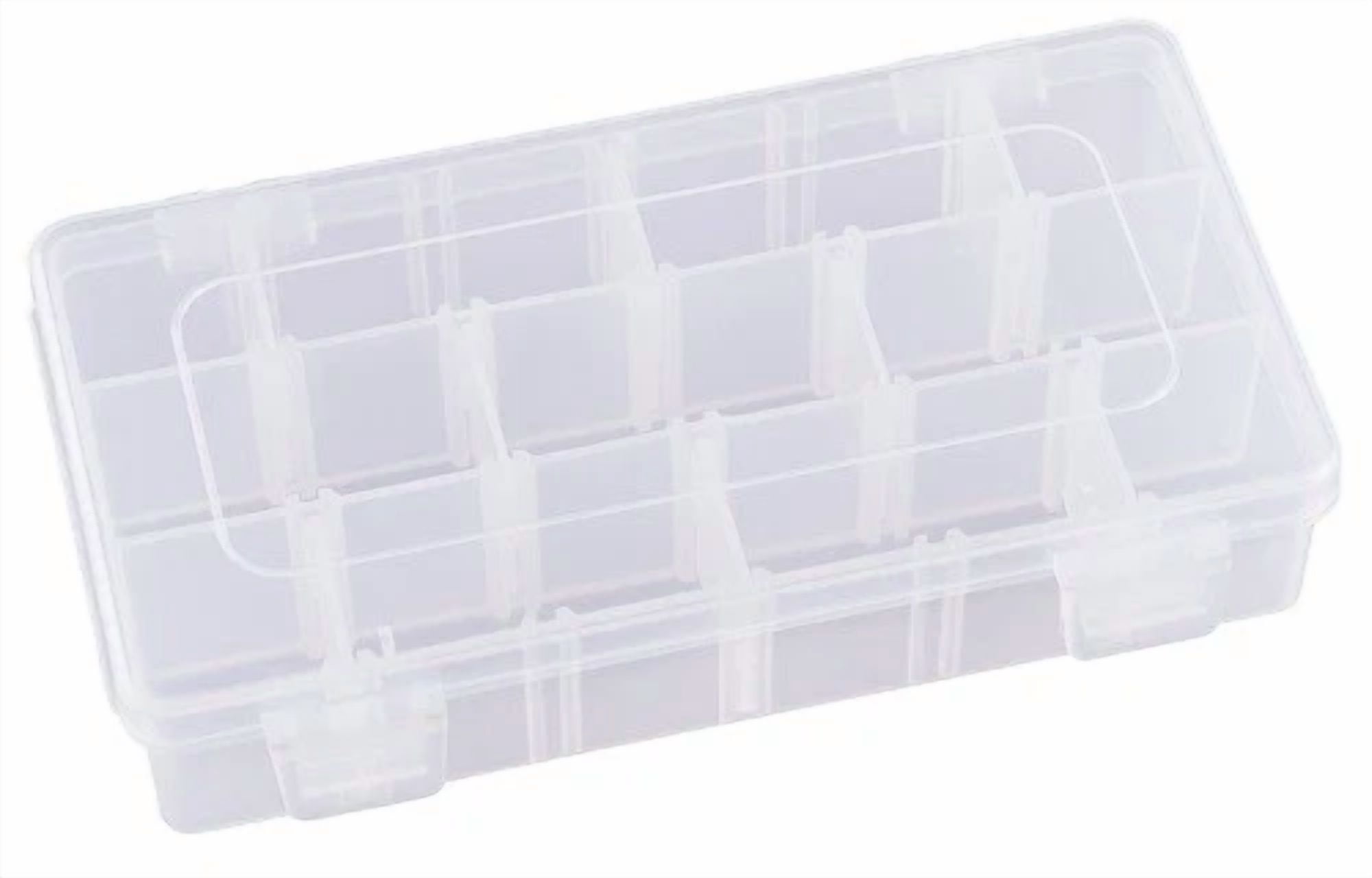 Adjustable Compartment Box, 7" W X 4-1/8" L X 1-1/2" H - Walmart.com