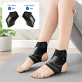 Adjustable Compression Ankle Brace Support Wrap, Breathable Neoprene ...