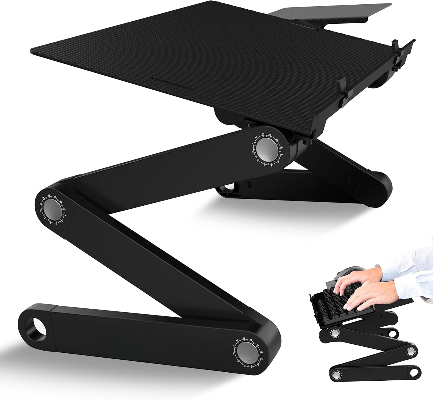 Adjustable Computer Keyboard Stand for Desk,Black - Walmart.com