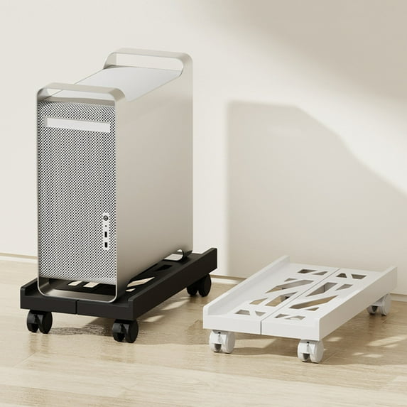 Adjustable Computer Tower Stand Rolling Cart | Fits Most PC Cases ...