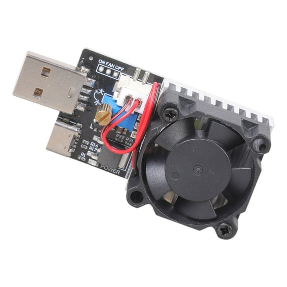 Adjustable Constant Current USB Electronic Load Module DC3.7-13V Input ...