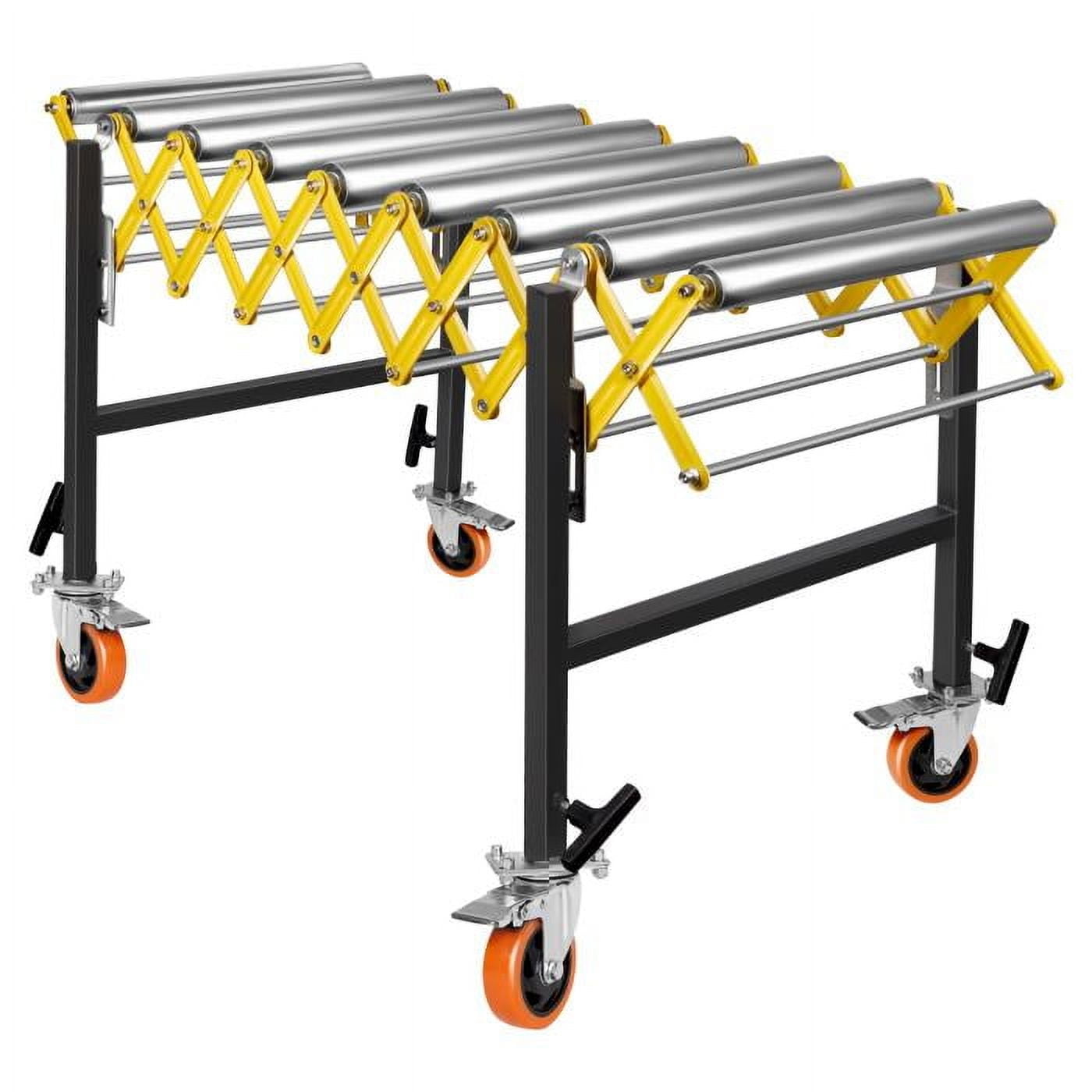 Adjustable Conveyor Roller, 22"W Folding Flexible Conveyor Belt, 660 ...