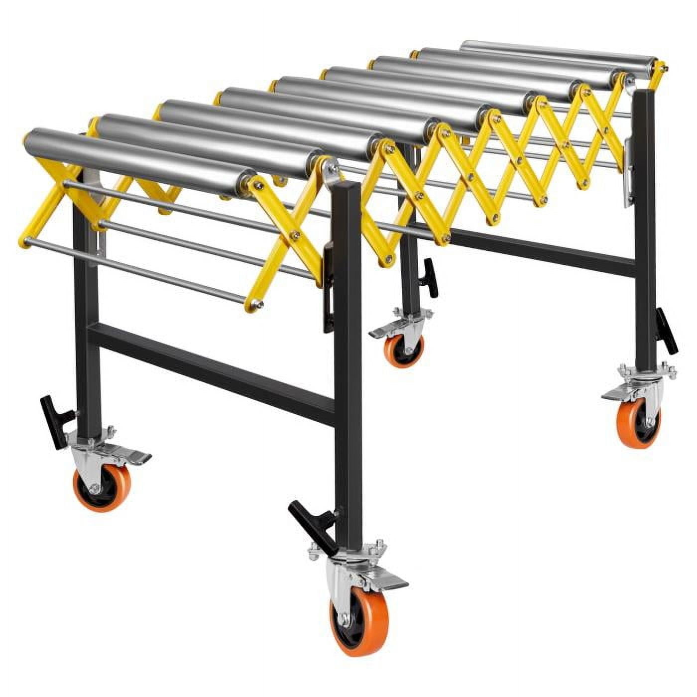 Adjustable Conveyor Roller, 22"W Folding Flexible Conveyor Belt ...