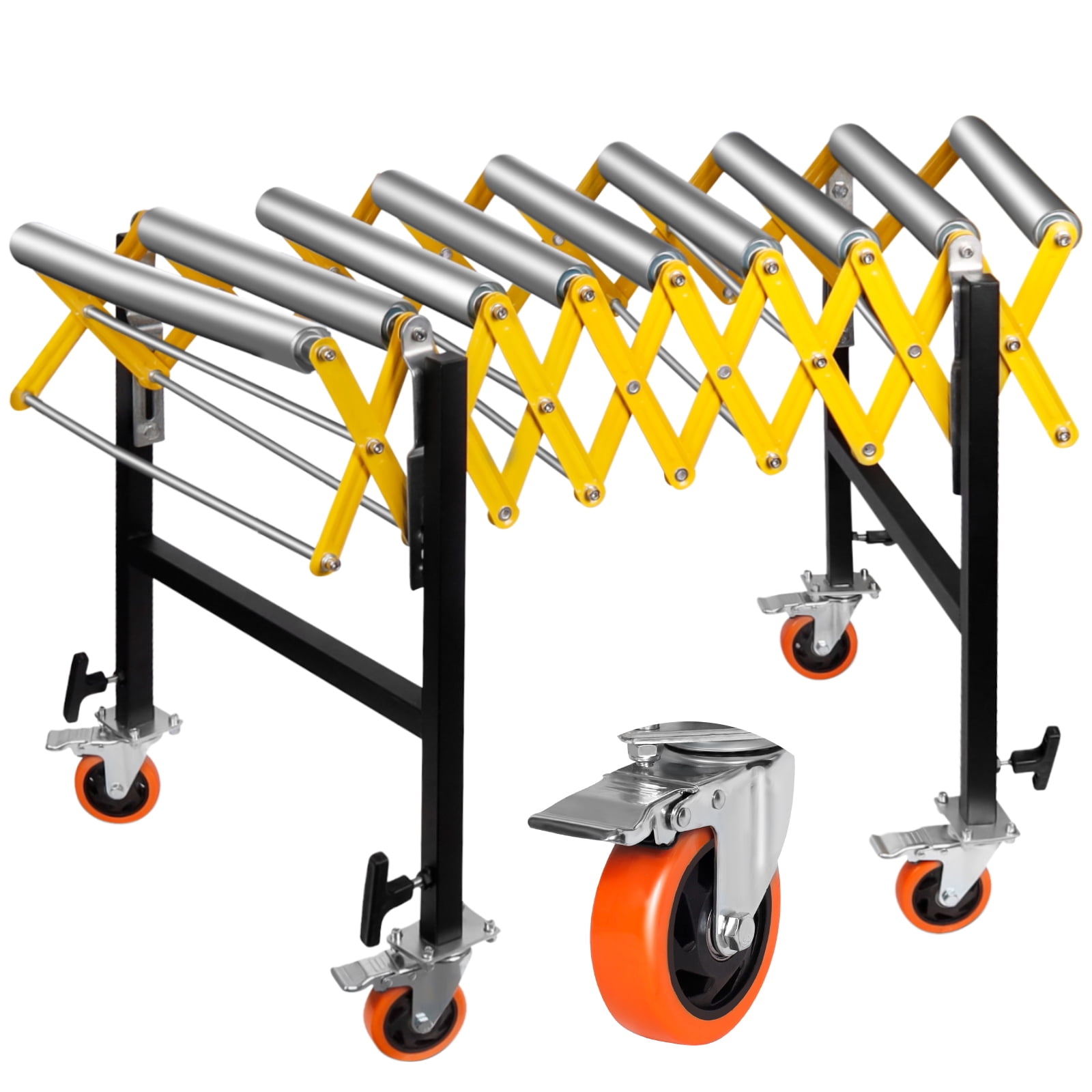Adjustable Conveyor Rollers with 660 lbs Load Capacity, Expandable ...