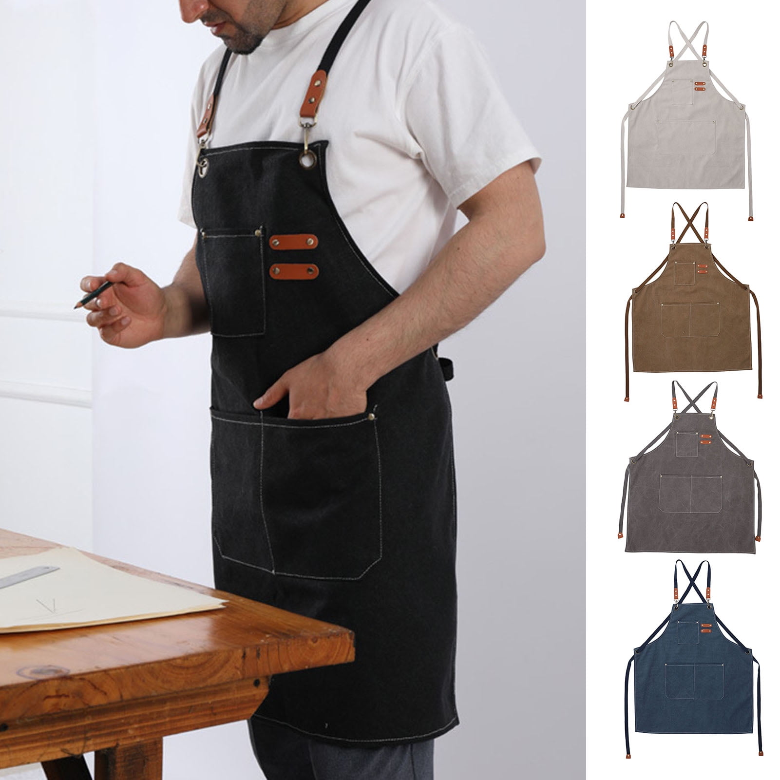 Adjustable Cooking Apron - Ideal for Gardeners, Cafes, Beauty Studios ...