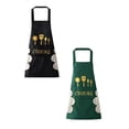 Adjustable Cooking Apron with Wipe Hands Towels and Pocket, Chef Apron ...