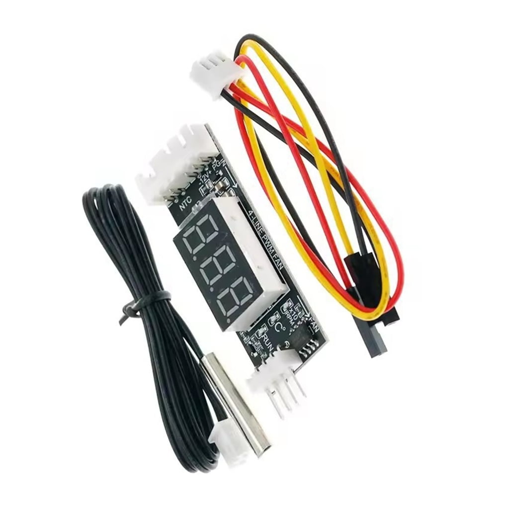 Adjustable Cooling Fan Speed Controller Digital Temperature Monitors ...