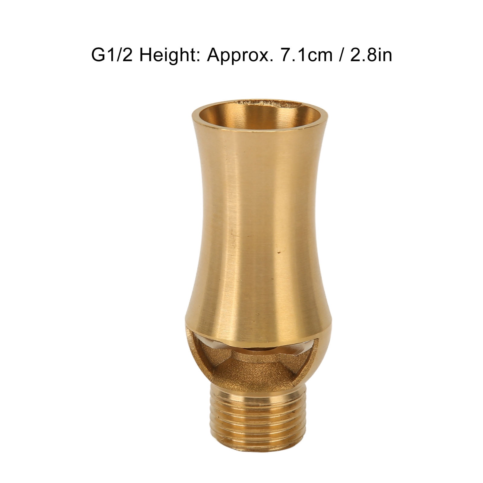 Adjustable Copper Water Fountain, Cedar Ice Tower Spray Nozzle, Durable ...