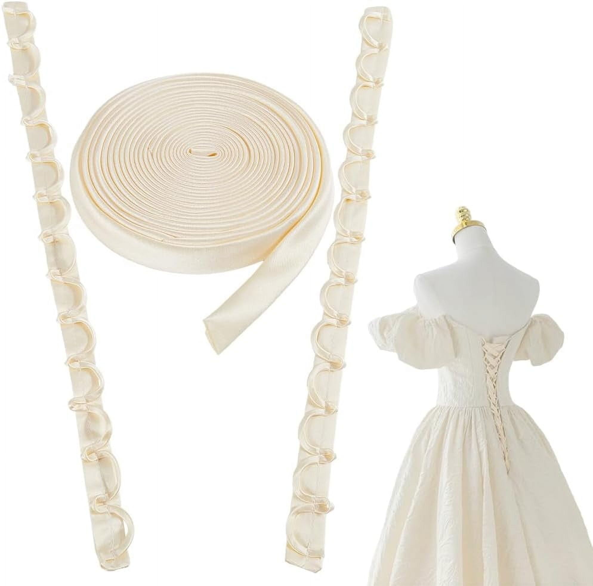 Adjustable Corset Back Kit Satin Corset Kit Wedding Dress Zipper ...