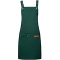 Adjustable Cotton Blend Chef Apron with 2 Large Pockets, Striped ...