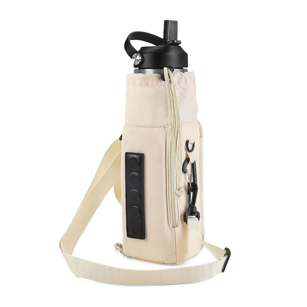 Adjustable Crossbody Water Bottle Bag with Multiple Storage ...
