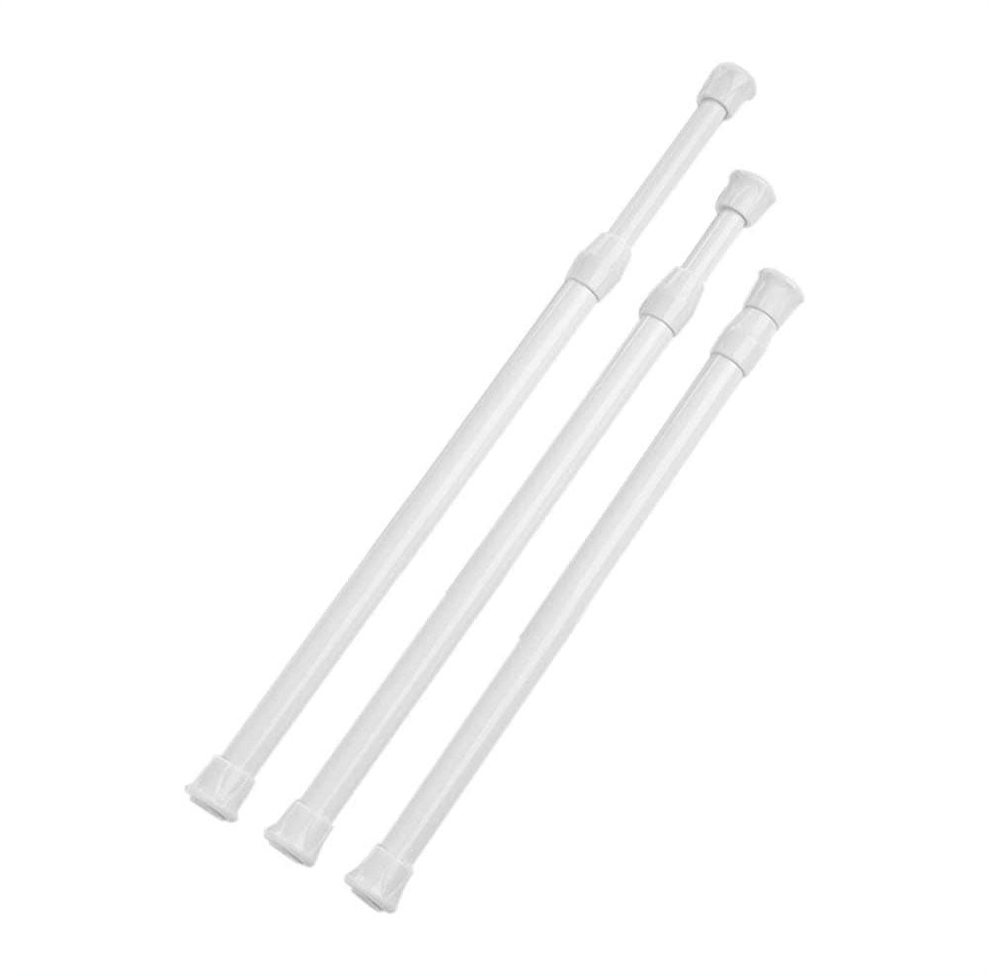 Adjustable Cupboard Bars Tensions Rod Spring Curtain Rod-3 Pack (16-28 ...