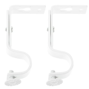 Urbanest Inside Mount Brackets for 5/8" and 3/4" Rods, Pewter, Set of 2 ...