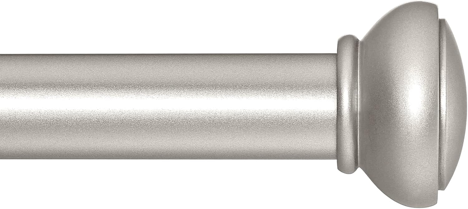 Adjustable Curtain Rod for Windows, 28 To 120 Inches, 1 Inch Diameter ...