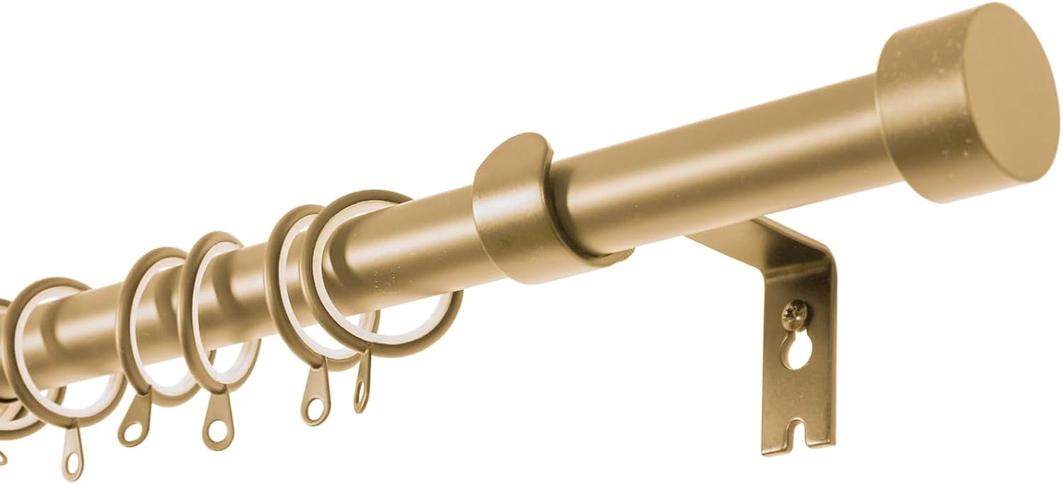 Adjustable Curtain Rods for Windows 28 to 140 Inch, Heavy Duty 1 Inch ...