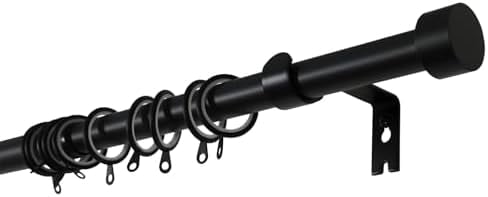 Adjustable Curtain Rods for Windows 28 to 76 Inch, Heavy Duty 1 Inch ...