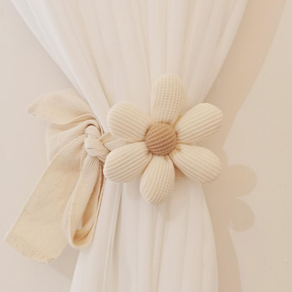 Adjustable Curtain Strape Curtain Tiebacks Flower Curtain Accessory ...