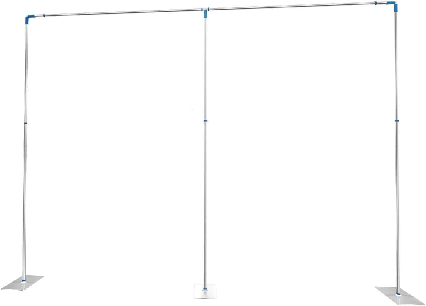 Adjustable Curved Pipe and Drape Backdrop Support Kit w/Weighted Steel ...