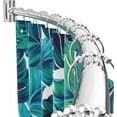 Adjustable Curved Shower Curtain Rod 38-72 Inches, 0.9mm Thickness ...