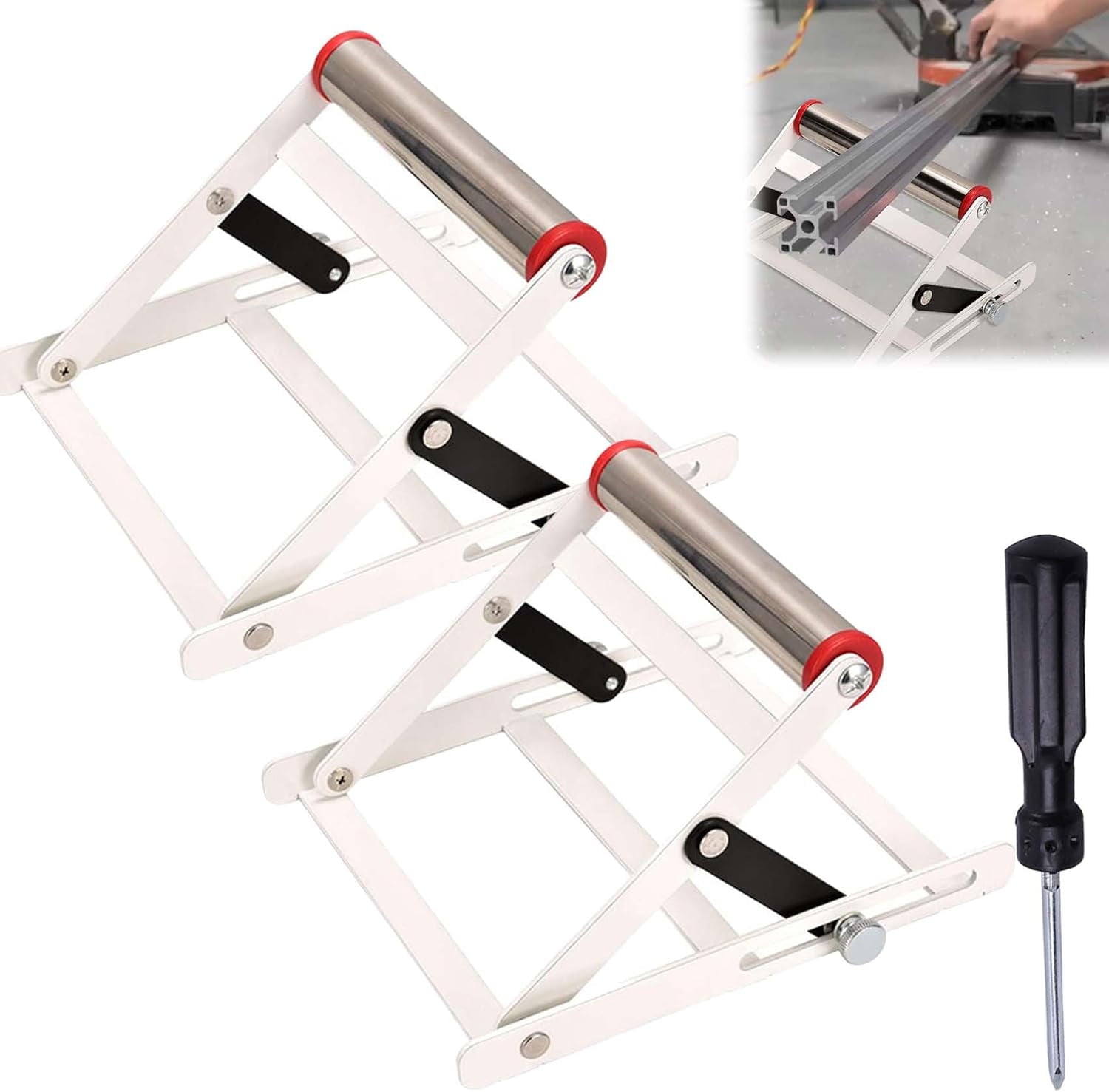 Adjustable Cutting Machine Support Frame, Table Saw Stand Height ...