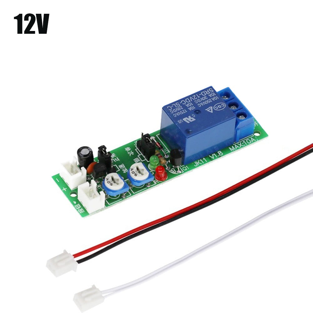 Adjustable Cycle Time Switch Module Delay On/Off Timer Delay Switch Module 12V - Walmart.com