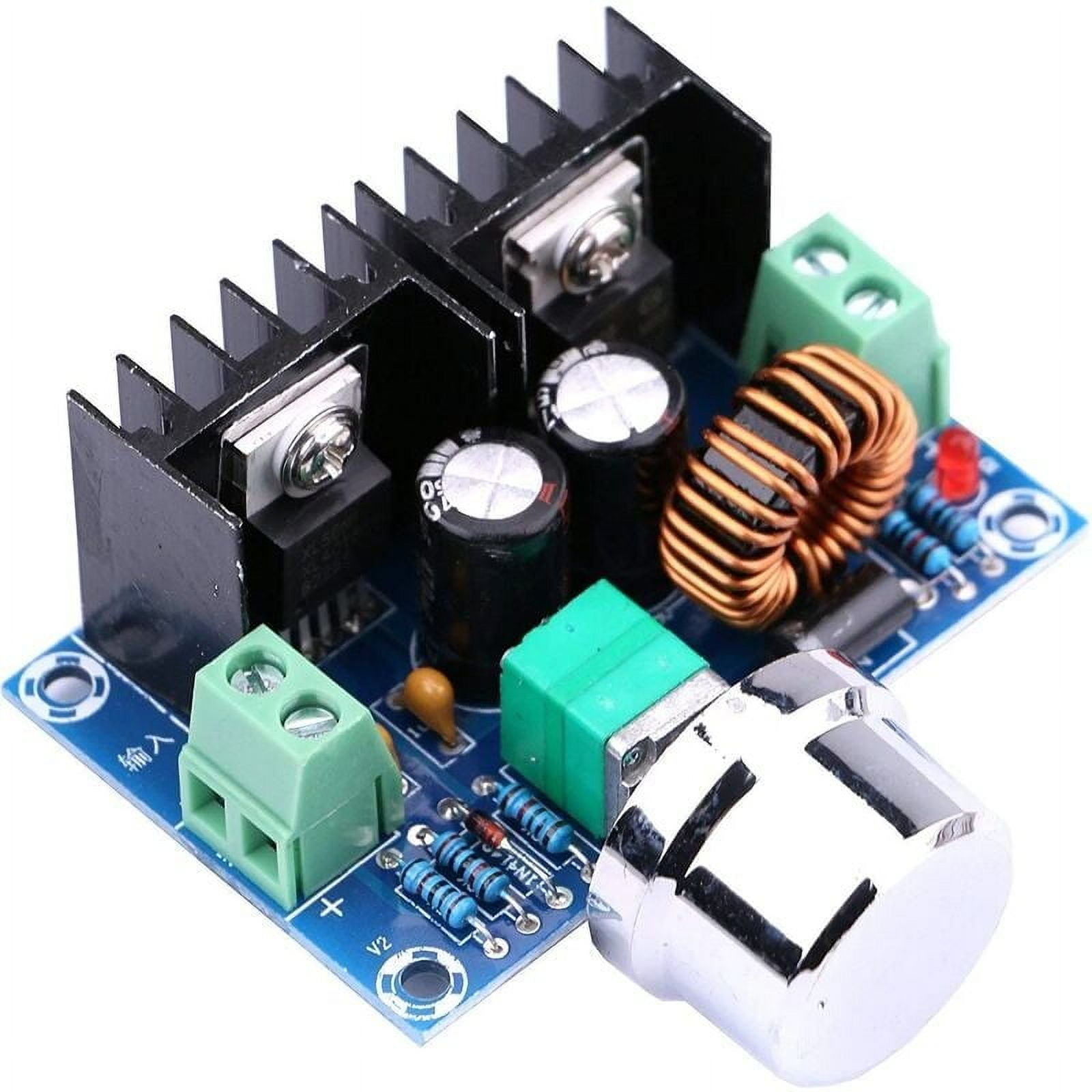 Adjustable DC-DC Step-Down Module, High Power Buck Converter with PWM Modulation for Voltage ...
