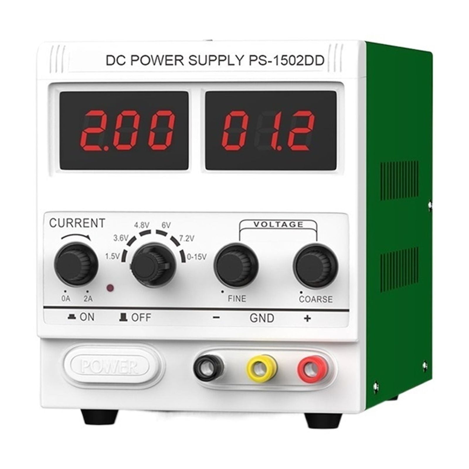 Adjustable DC Power Supply 0-2A 15V Digital Display Phone Repair Power ...