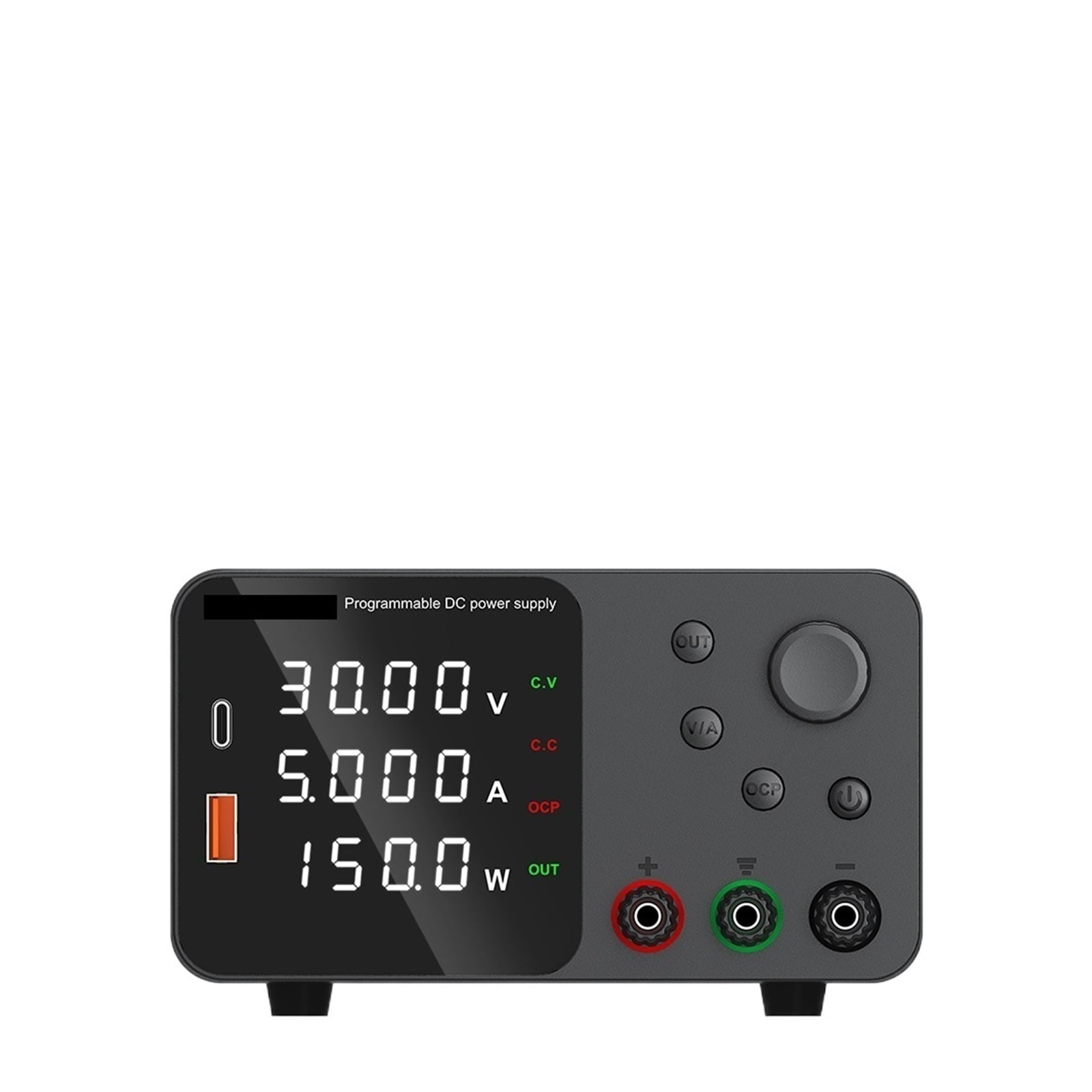 Adjustable DC Power Supply 30V 10A 60V 5A 120V Lab Bench Power Source ...