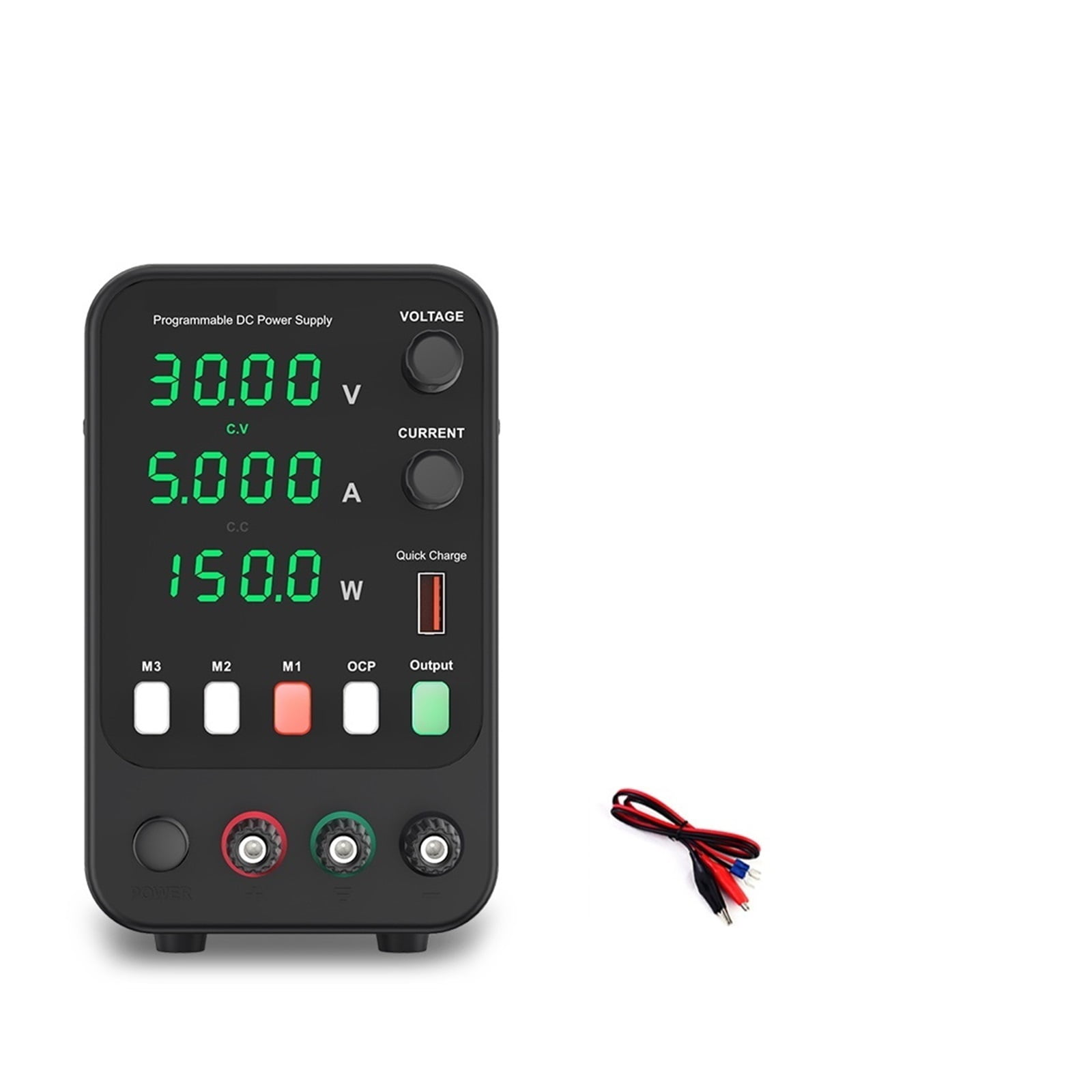 Adjustable DC Power Supply 30V 10A 60V 5A Lab Bench Power Source ...