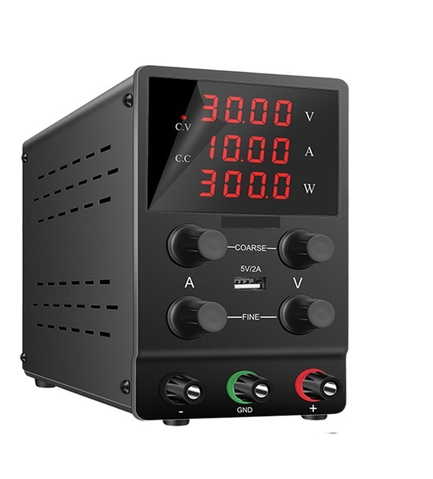 Adjustable DC Power Supply, 30V 10A Laboratory Bench Power Supply ...