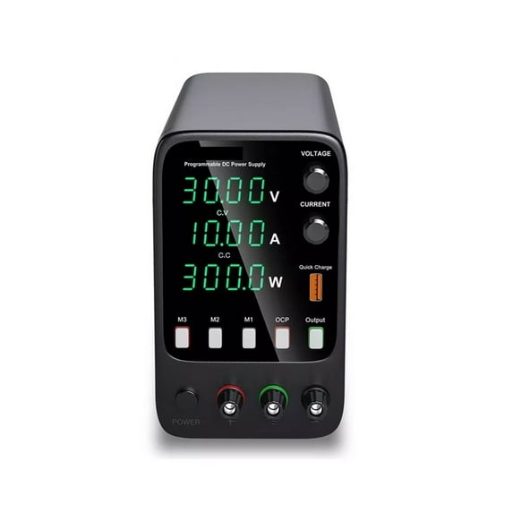 Adjustable DC Power Supply 30V 10A Laboratory Programmable Memory ...