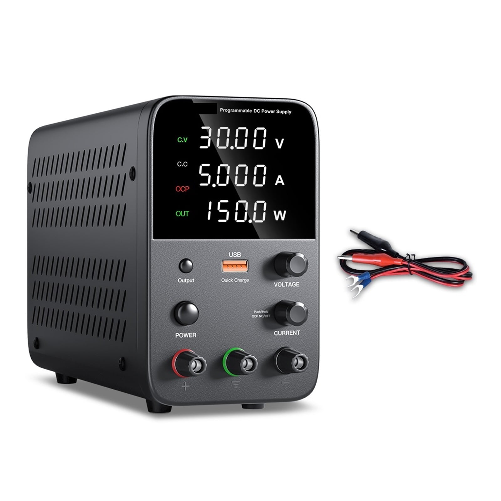 Adjustable DC Power Supply 60V 5A Lab Bench Power Source Stabilized Power Supply Voltage ...