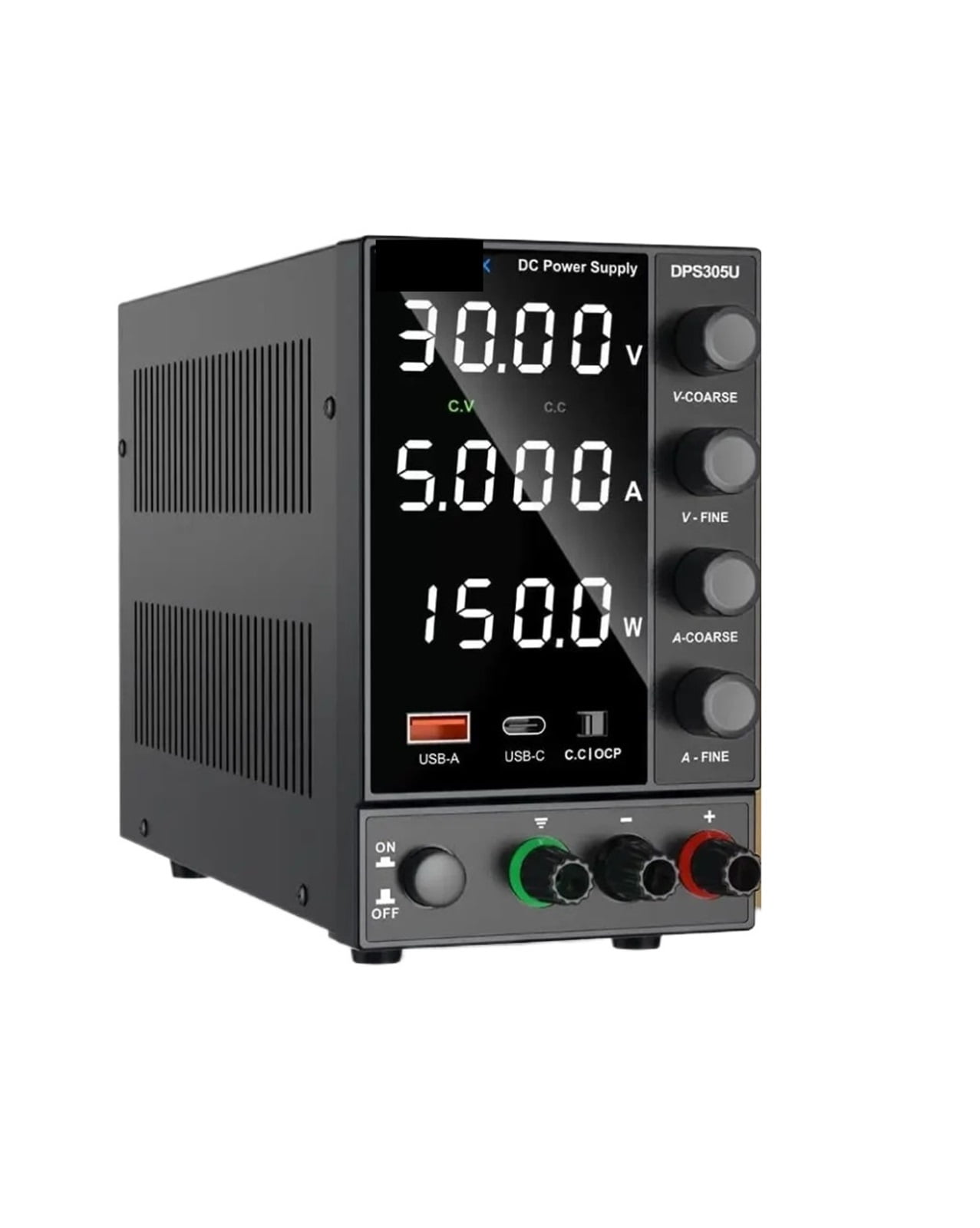 Adjustable DC Power Supply Features USB-A/Type-C Fast Charging Ports ...