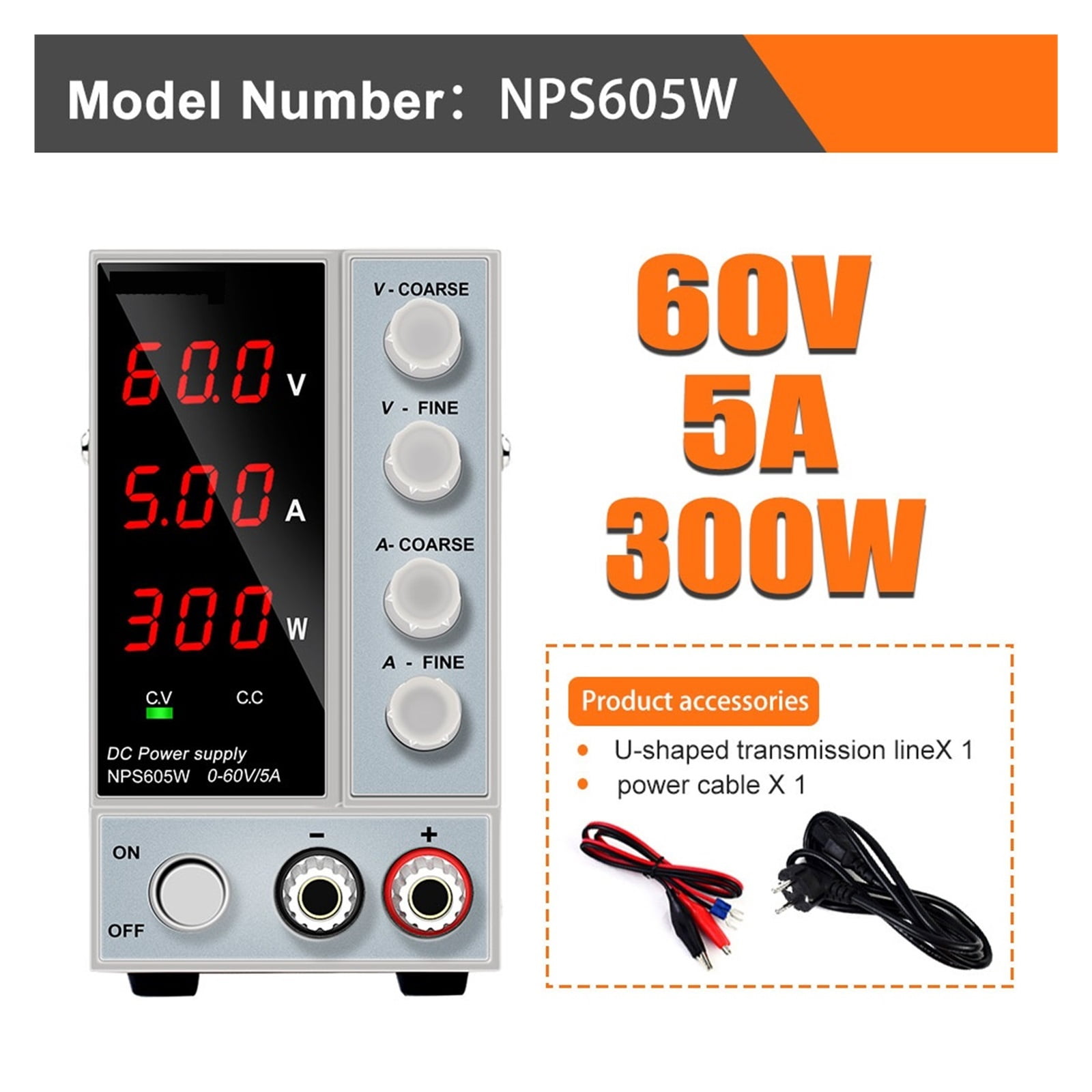 Adjustable DC Power Supply Voltage Regulator Laboratory Stabilizer ...