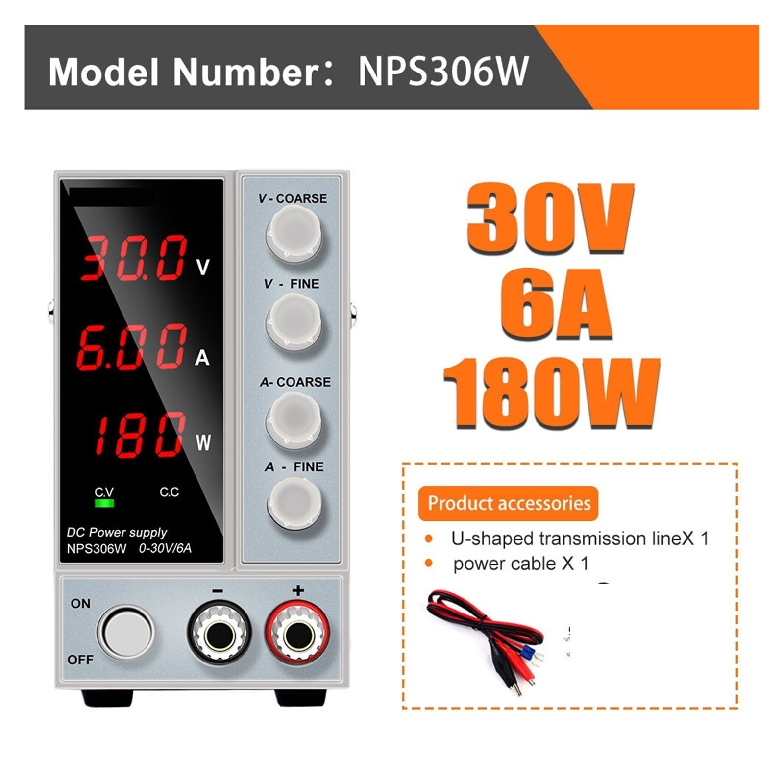 Adjustable DC Power Supply Voltage Regulator Laboratory Stabilizer ...