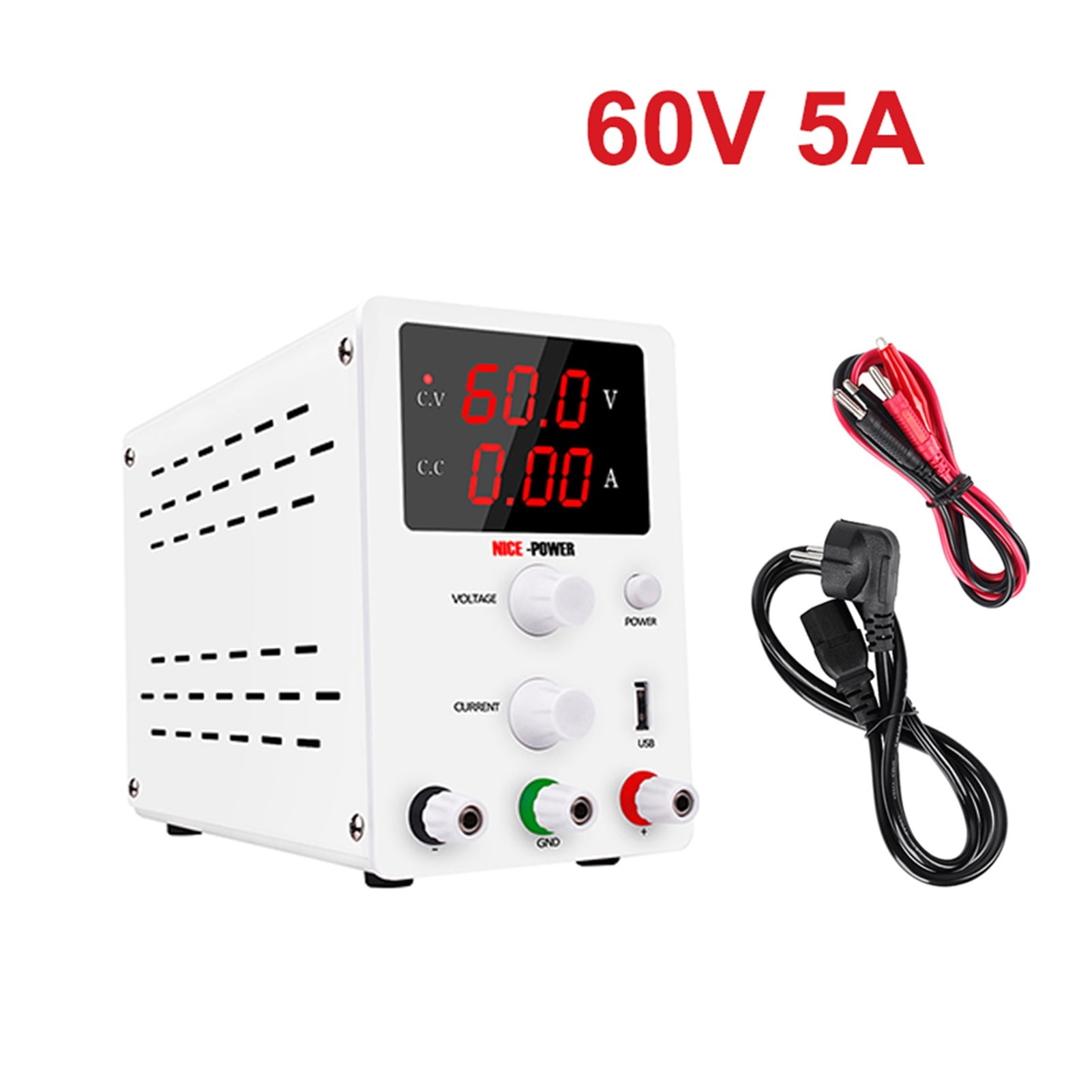 Adjustable DC Switching Lab Power Supply Laboratory Voltage Regulator ...