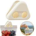 Adjustable Date Magnetic Chip Clip Airtight Sealer, Small Size White ...