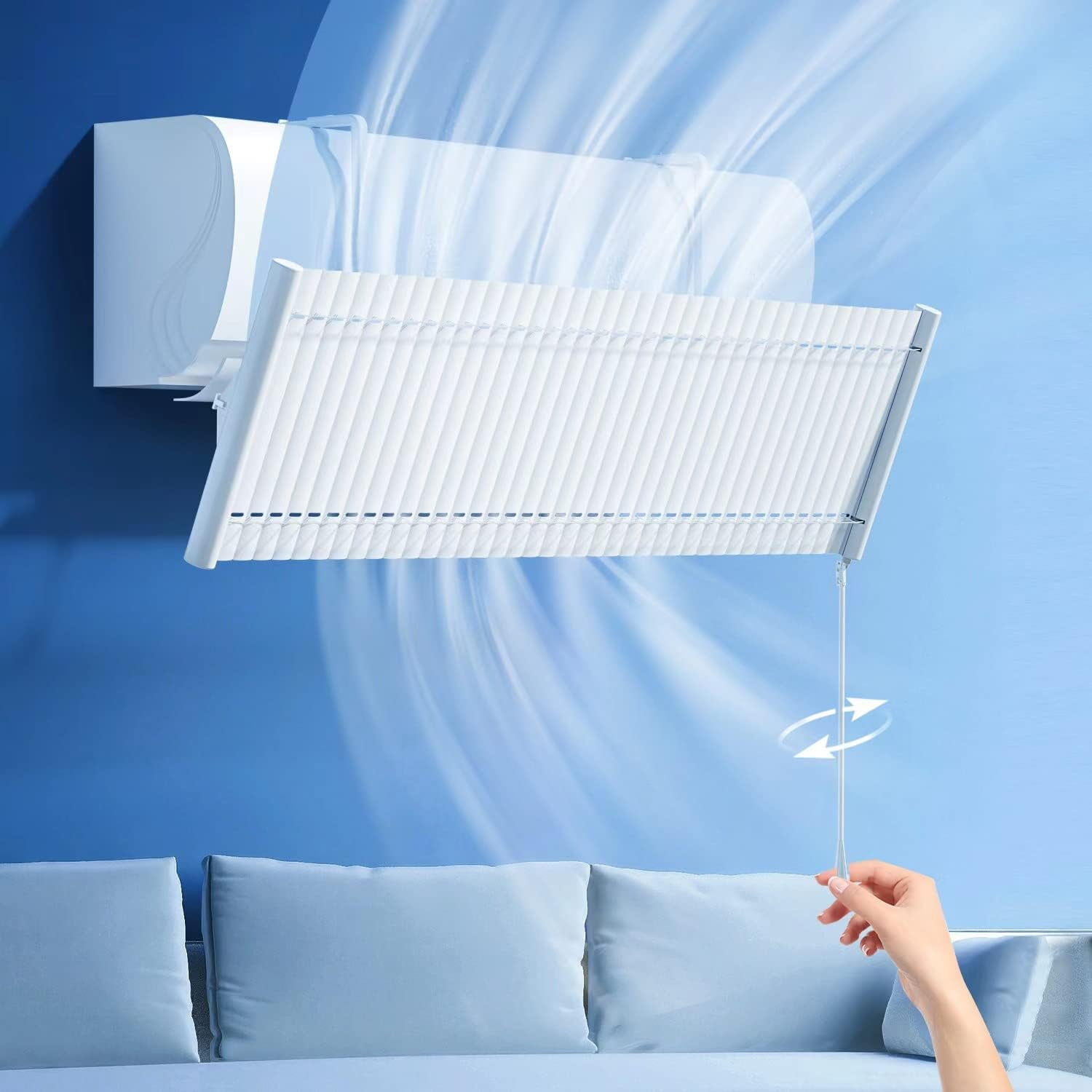 Adjustable Deflector Air Conditioner Deflector, Adjustable Foldable ...