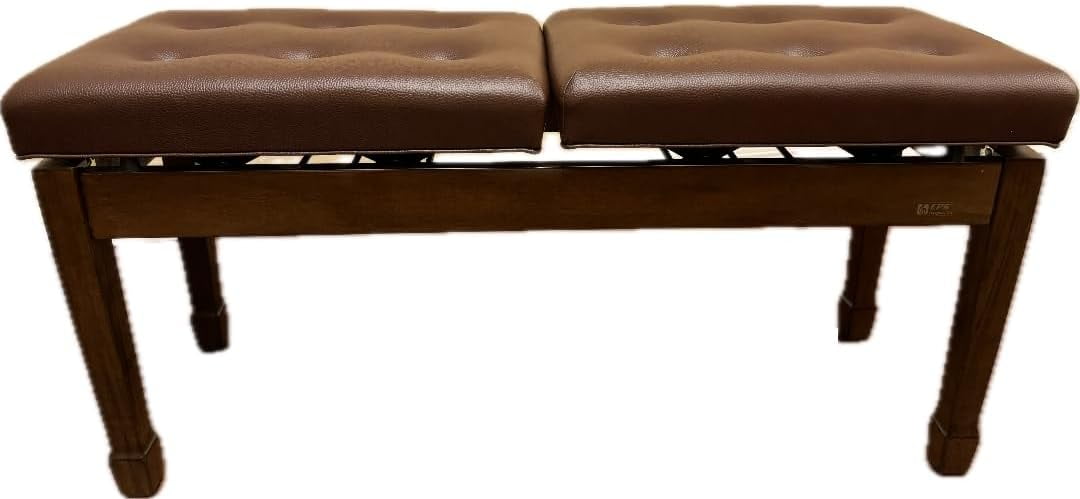 Adjustable Deluxe Duet Two Seated Double Artist Piano Bench Stool in ...