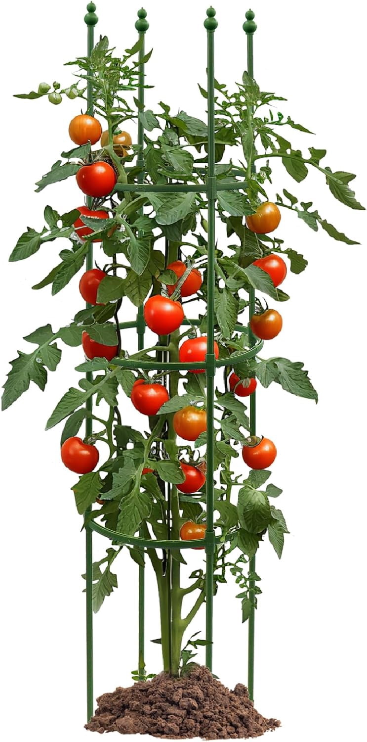 Adjustable Detachable Tomato Cage, Tomatoes Plant Support Cages Trellis ...