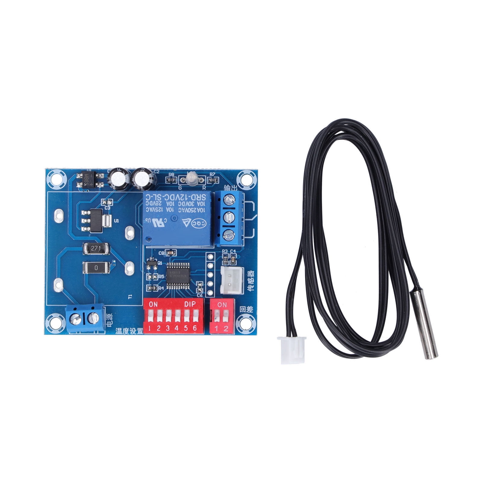 Adjustable Dial Temperature Control Switch Module, 24V Heating ...