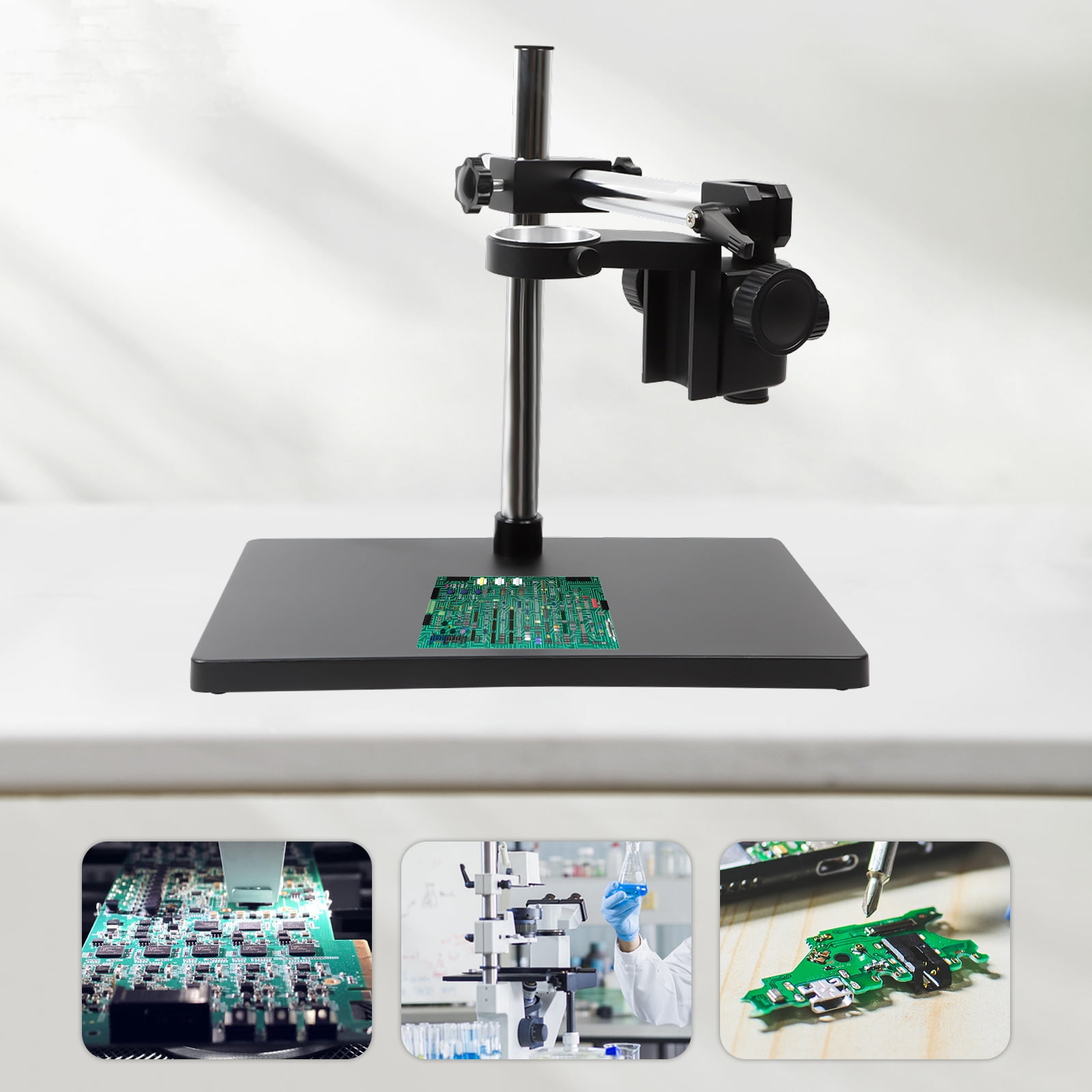 Adjustable Digital Microscope Camera Table Stand Large Stereo Boom ...